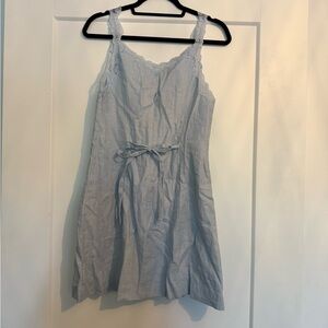 Reformation | Intimates & Sleepwear | Reformation Light Blue Linen ...